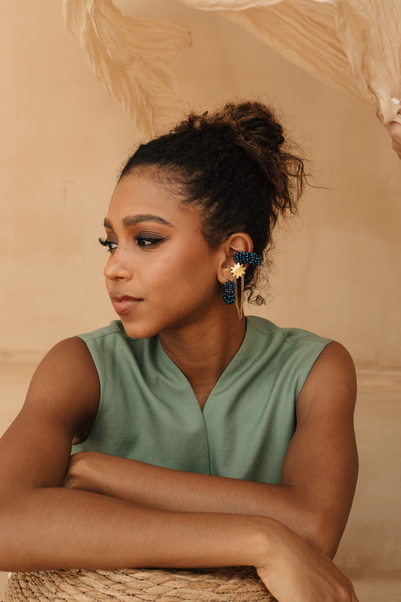 Lira Earrings [Blue] | Maracuyá Jewels
